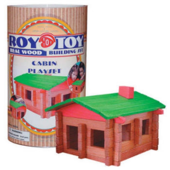 Channel Craft | Toys | Nib Roy Toy Log Cabin Play Set By Channel Craft ...